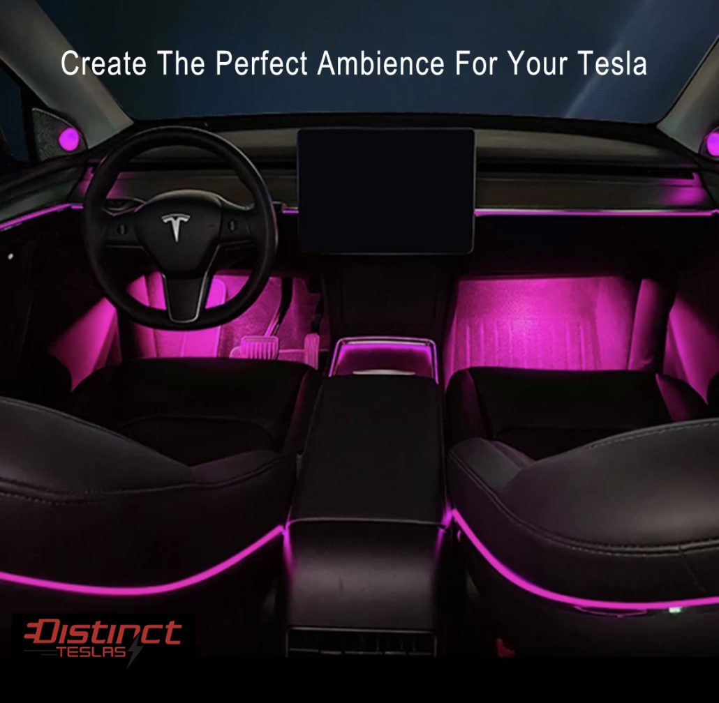 Ambient LED Lighting Upgrade for Tesla Model 3/Y in Arizona