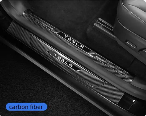 Tesla Model 3/Y Stainless Steel Door Threshold Protectors