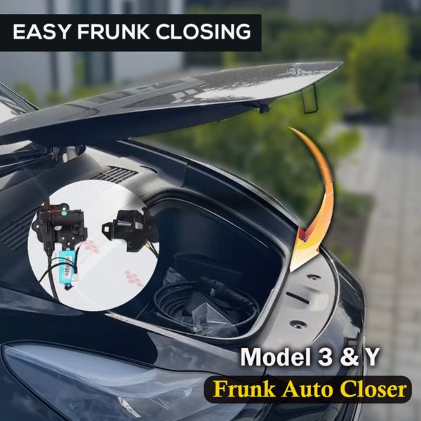 One Touch Soft Closing Frunk for Model S, 3, X and Y