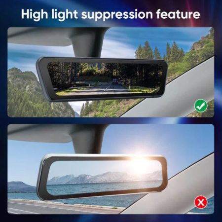 Tesla Digital Rear View Mirror with Live Streaming