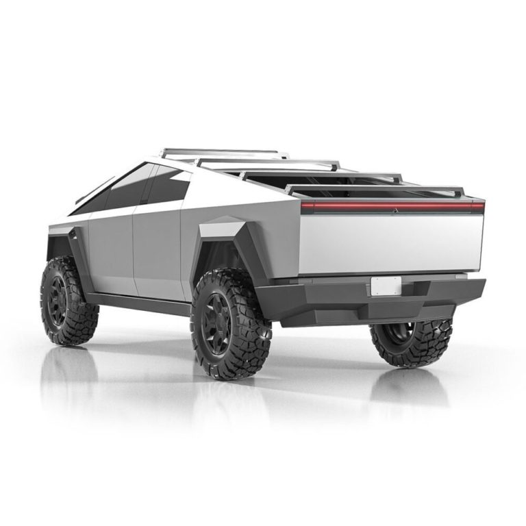Tesla Cybertruck Carbon Fiber Hood System with 50" Light Bar