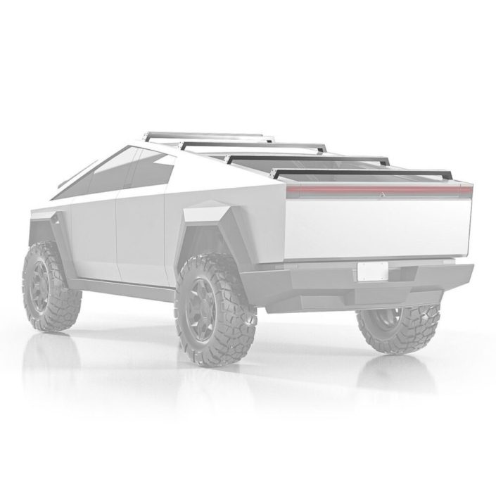 Tesla Cybertruck Carbon Fiber Hood System with 50" Light Bar