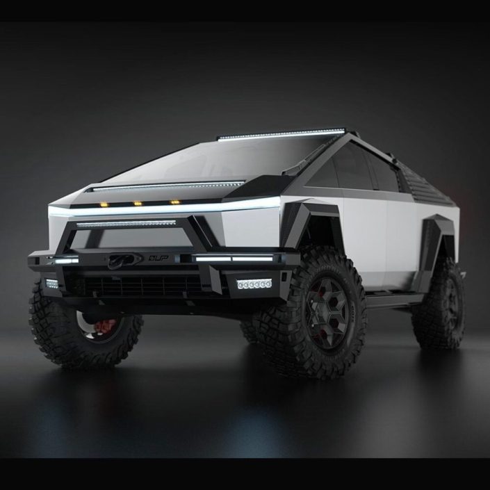 Tesla Cybertruck HD Front Bumper by Unplugged Performance