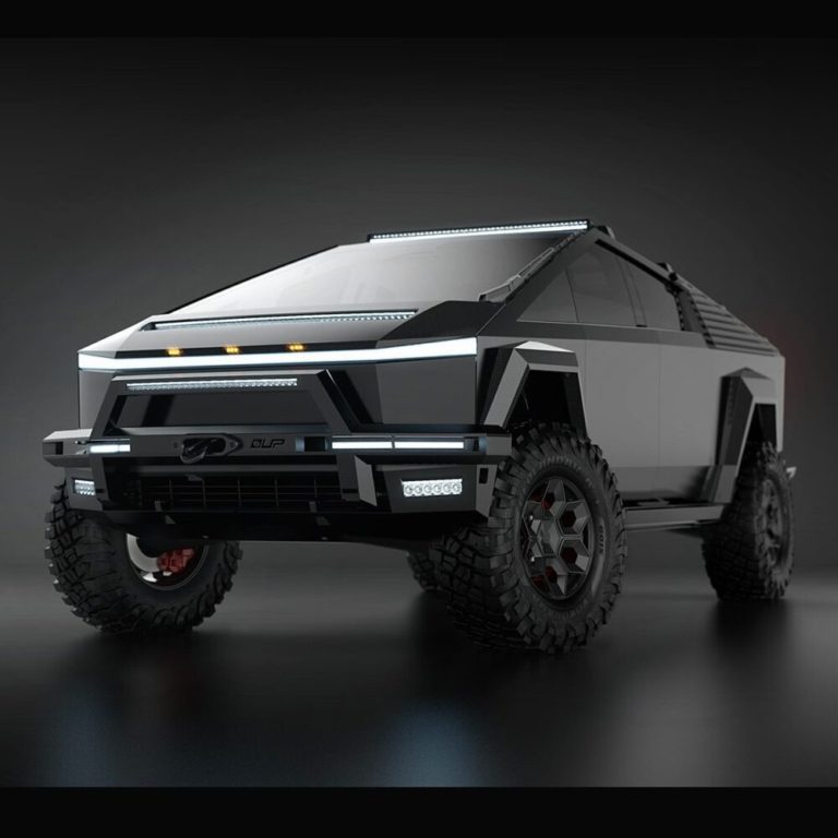 Tesla Cybertruck Rock Sliders by Unplugged Performance