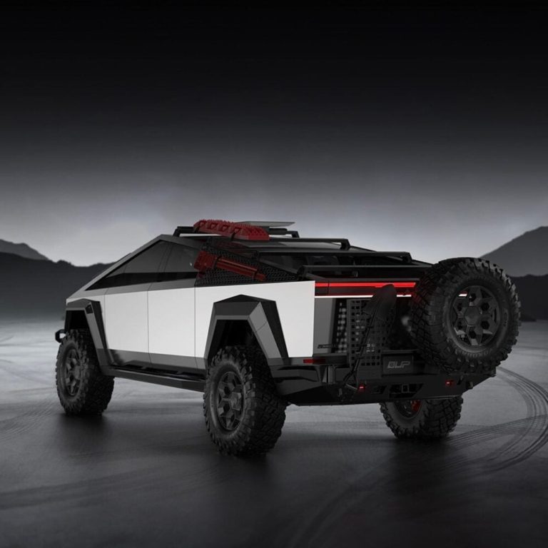 Tesla Cybertruck Rock Sliders by Unplugged Performance