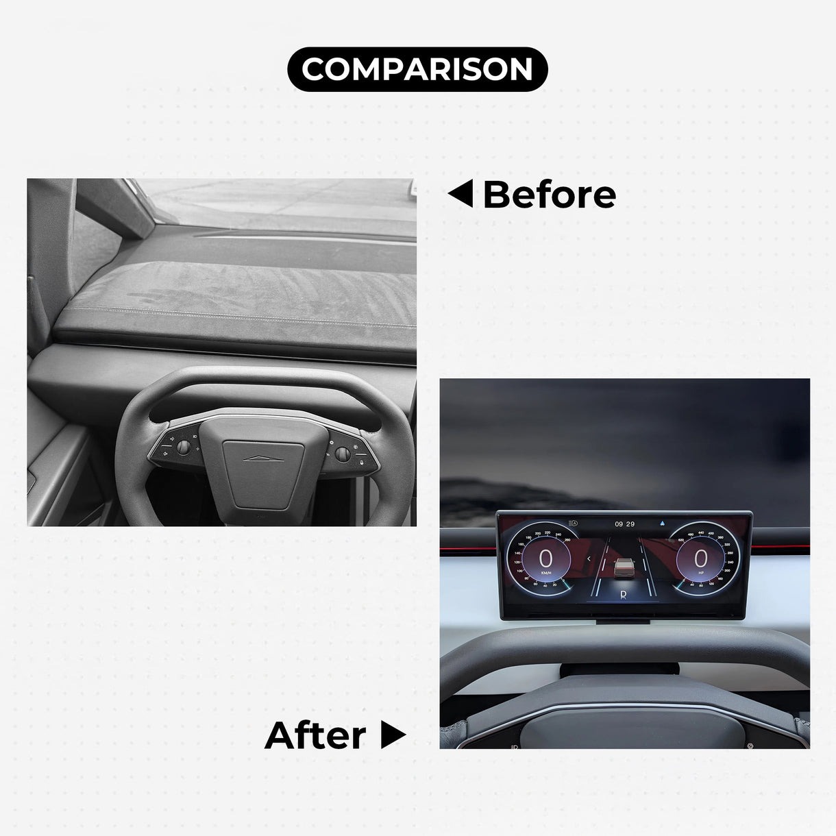Tesla Cybertruck Driver View Heads Up Display | Waze, Apple CarPlay & More!